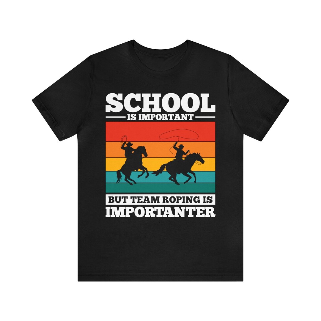 Team Roping T-shirt: Funny Rodeo Western Tee - Etsy