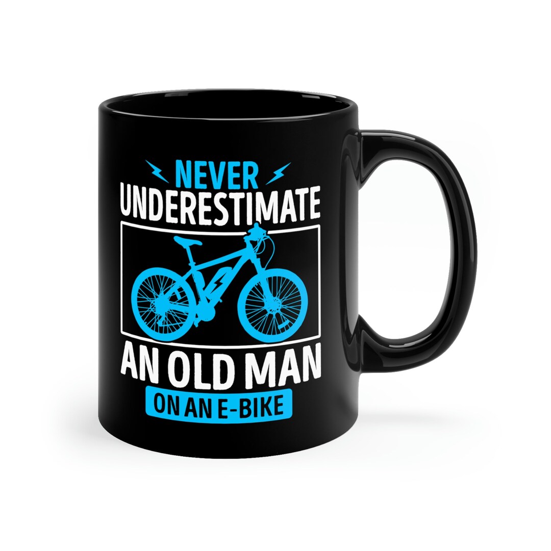 E-bike Gift / Funny Electric Bike Coffee Mug / Ebike Mug for Him / Bicycle Birthday Present / E ...