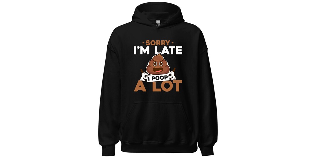 Funny Poop Emoji Hoodie: Sarcastic Adult Humor Pullover - Etsy
