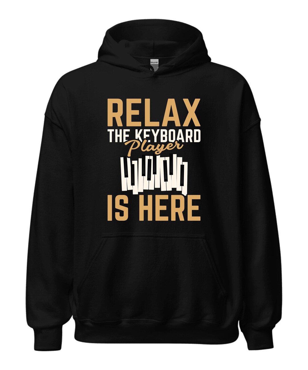 Keyboard Hoodie / Funny Keyboard Player Sweatshirt / Pianists & Music ...