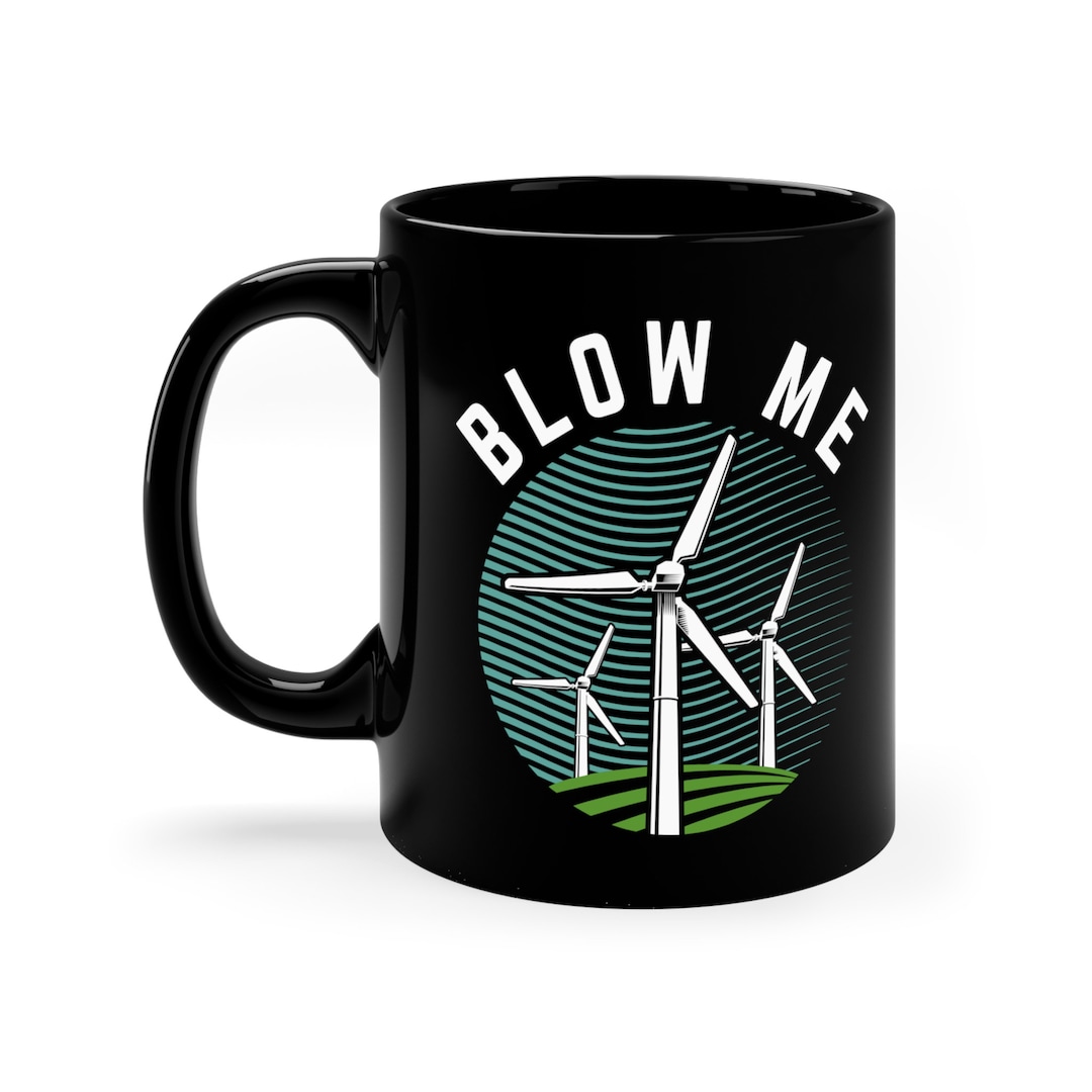 Funny Wind Turbine Coffee Mug: Renewable Energy Gift - Etsy