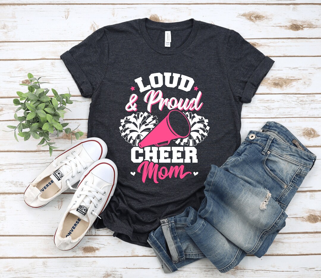 Loud Cheer Mom SVG / Cheer Mama PNG / Vector / Cheerleading Cut File ...