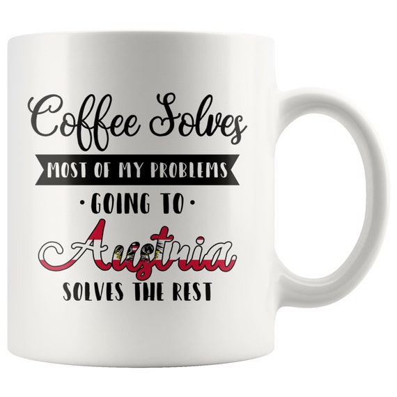 Austria Coffee Mug / Austria Gifts / Austrian Coffee Mug / | Etsy