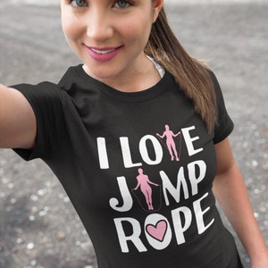 Funny Jump Rope Shirt / Jump Roping Gift Fo Her / Jumping Lover T-shirt ...