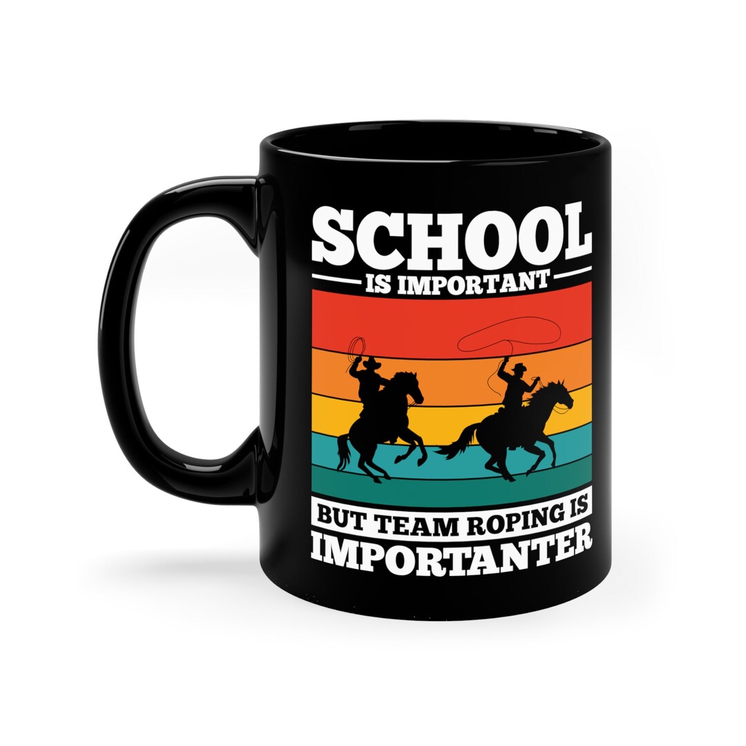 Team Roping Coffee Mug: Funny Rodeo Gift for Cowboy or Cowgirl - Etsy