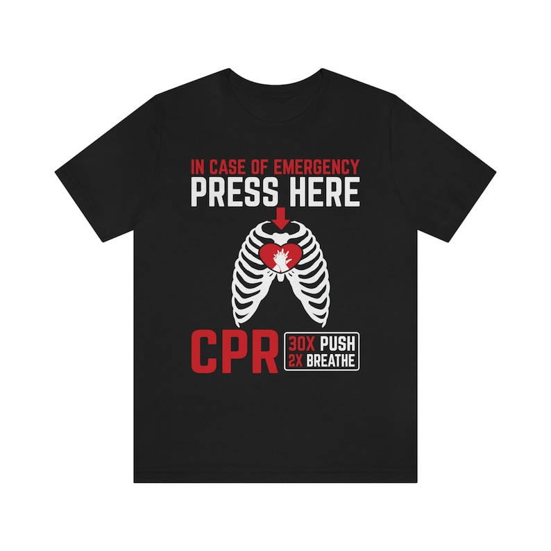CPR Instructor Shirt Funny Emergency Training Gift Certified Teacher ...