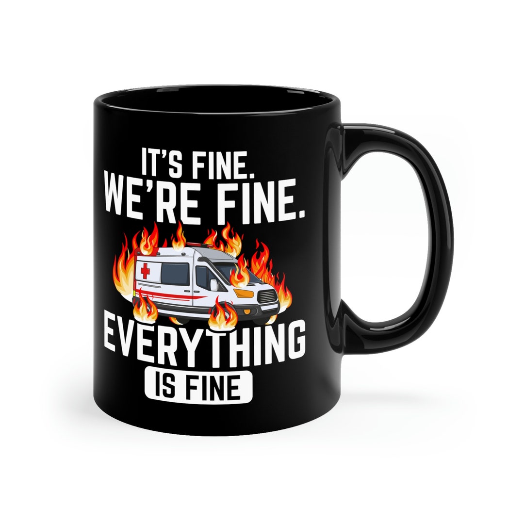 Funny Paramedic Mug / First Responder Coffee Mug / EMT Appreciation Gifts for Him & Her ...