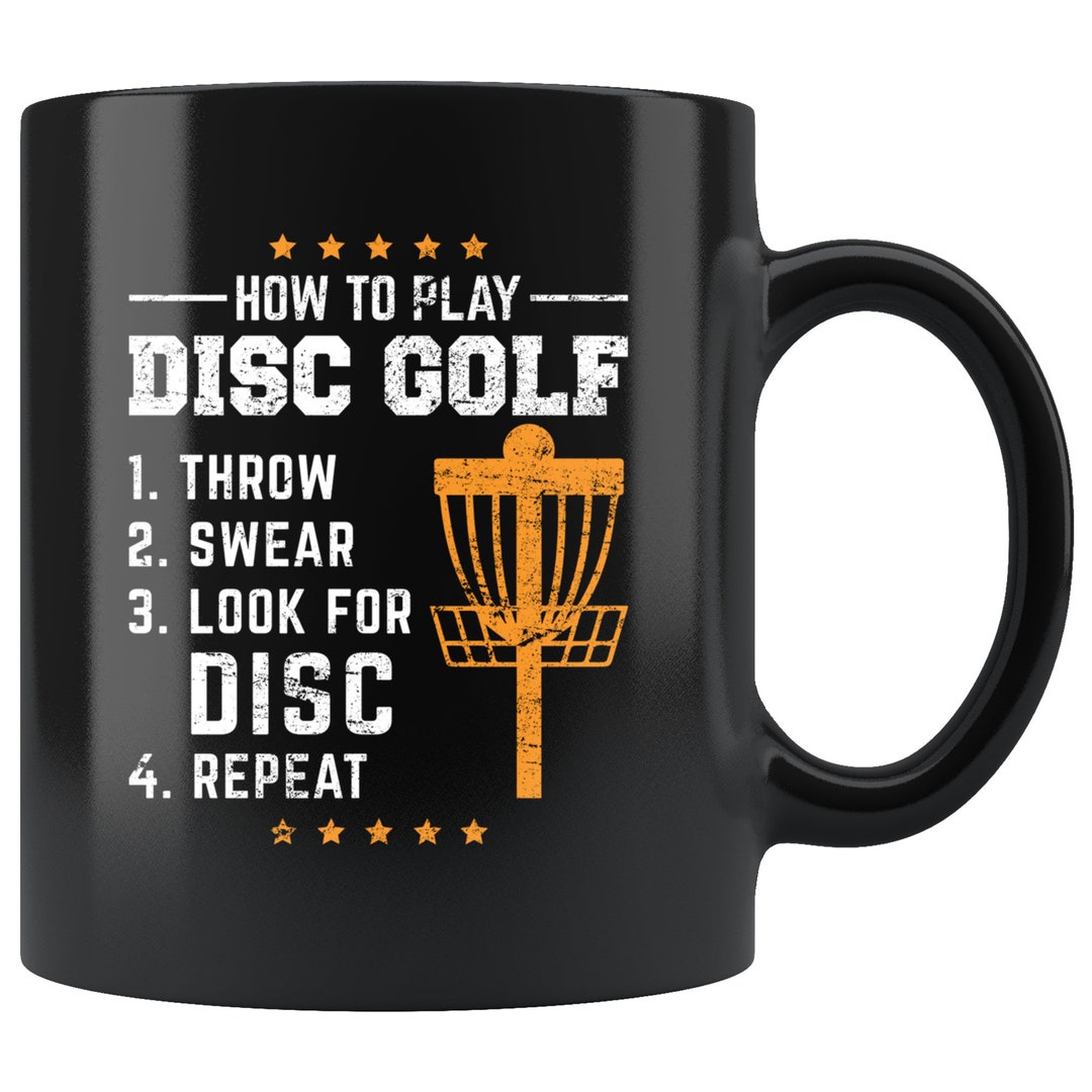 How to Play Disc Golf / Disc Golf Coffee Mug / Disc Golf Gift / Disc ...