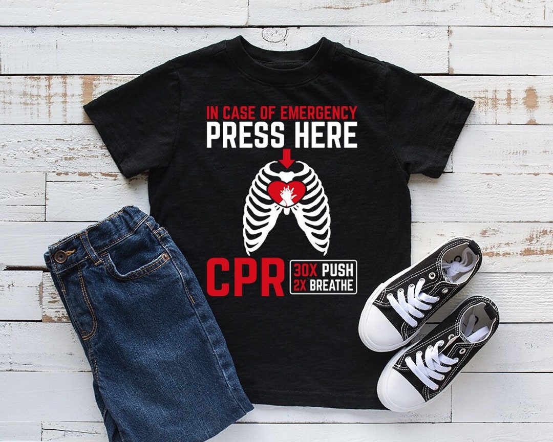 Funny CPR Instructor Kids T-shirt: Emergency First Aid Tee - Etsy