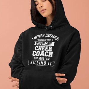 Cheer Coach Hoodie / Cheer Coach Appreciation Gift for Him Her ...