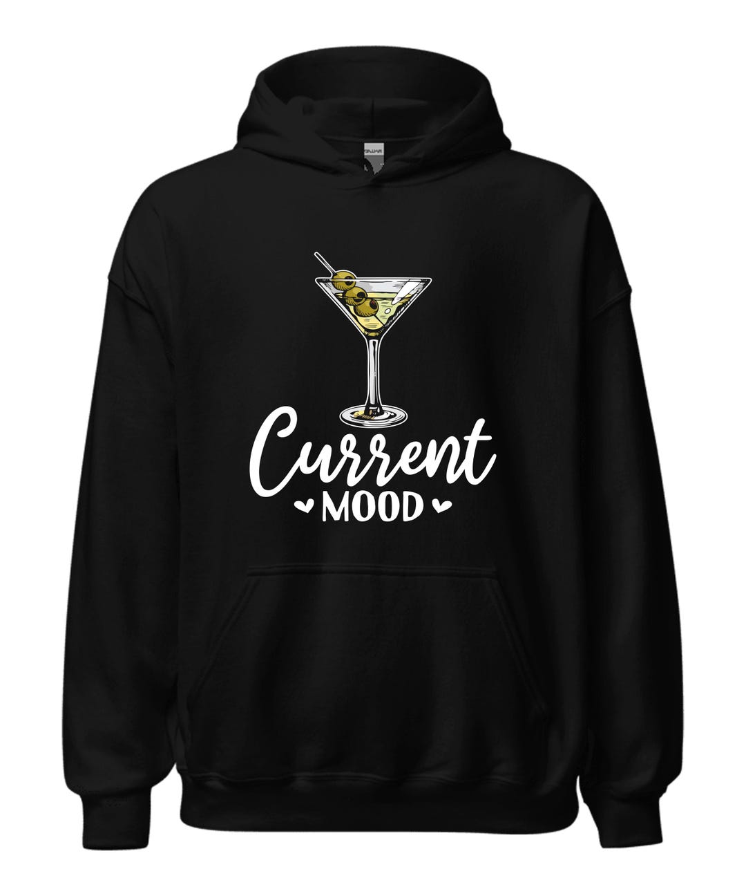 Funny Cocktail Hoodie: Current Mood Drink Lover Pullover - Etsy