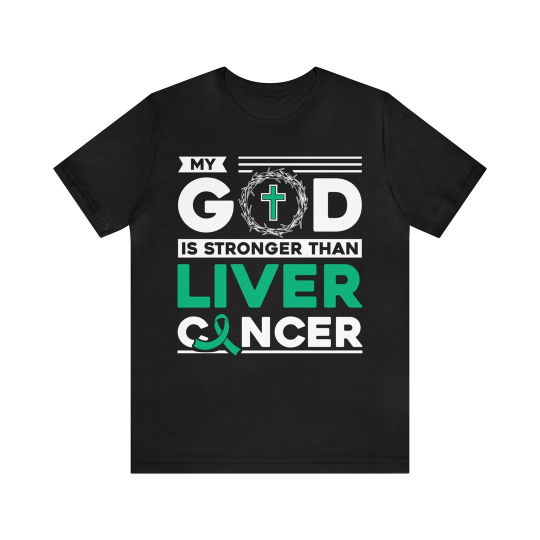 Liver Cancer Shirt / Liver Cancer Awareness Gift / Liver Cancer Ribbon ...