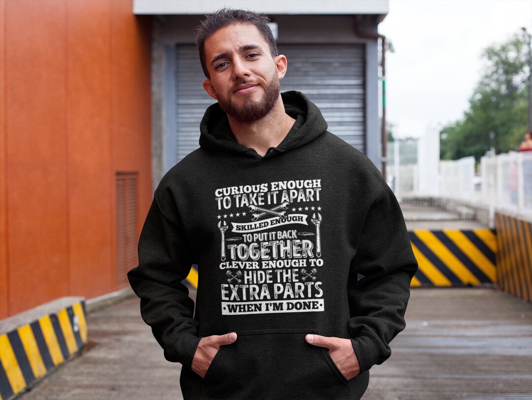 Funny Car Mechanic Hoodie: Father's Day Garage Sweatshirt - Etsy