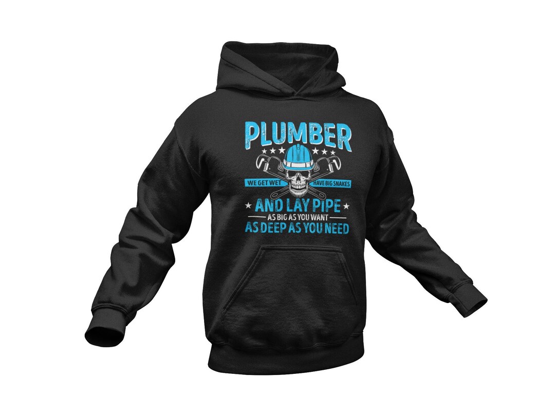Plumber Hoodie / Funny Plumbing Father’s Day Gift / Pipefitter ...