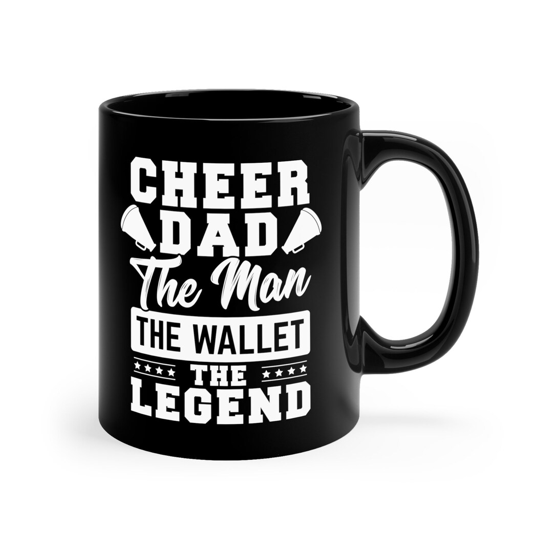 Cheer Dad Mug / Funny Cheer Daddy Coffee Mug / Cheerleading Dad Father ...