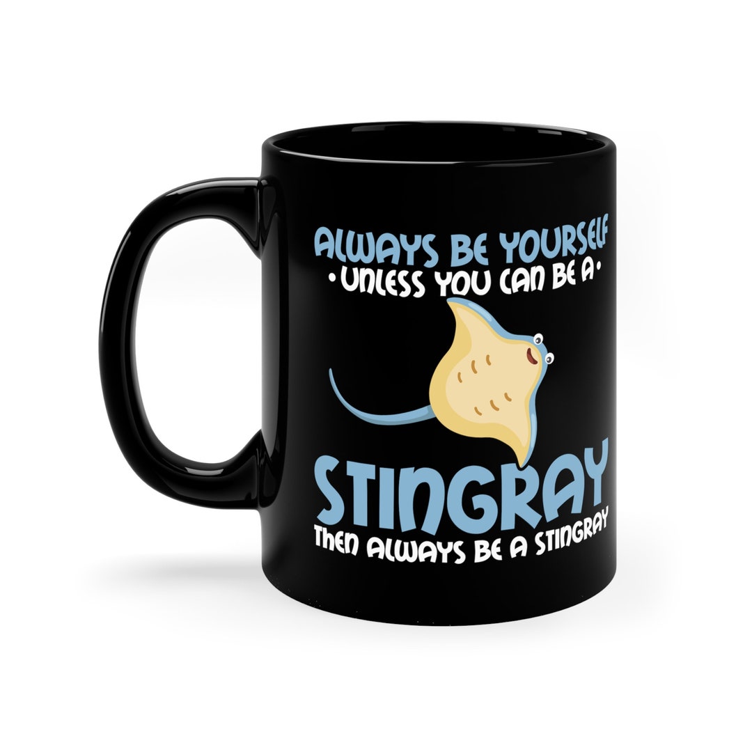 Cute Stingray Mug / Funny Stingray Coffee Mug / Manta Ray Gift for Him ...