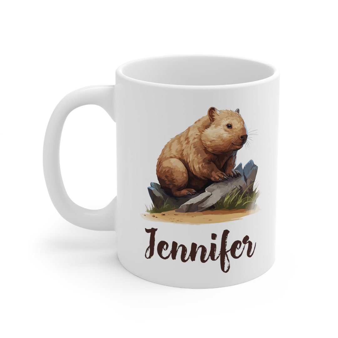 Personalized Wombat Mug / Custom Wombat Gift for Women / Cute Wombat ...