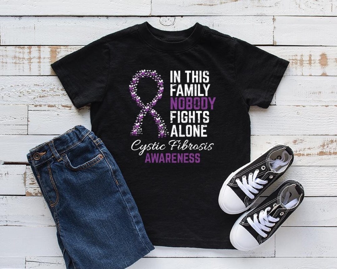 Cystic Fibrosis Awareness Kids Shirt / CF Warrior Youth Tee / Fibrosis ...