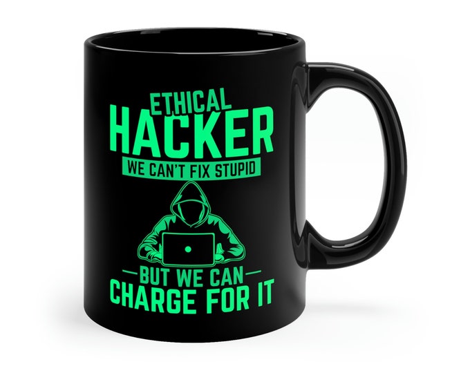Funny Cybersecurity Mug, Cyber Security Gifts, Ethical Hacker Funny ...