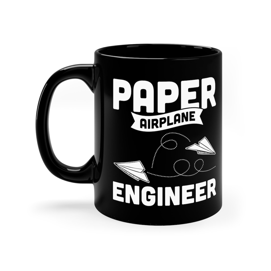 Paper Airplane Coffee Mug: Funny Origami Fan Gift - Etsy