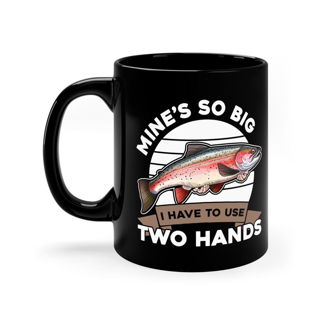 Rainbow Trout Mug / Funny Rainbow Trout Fishing Father’s Day Gift ...