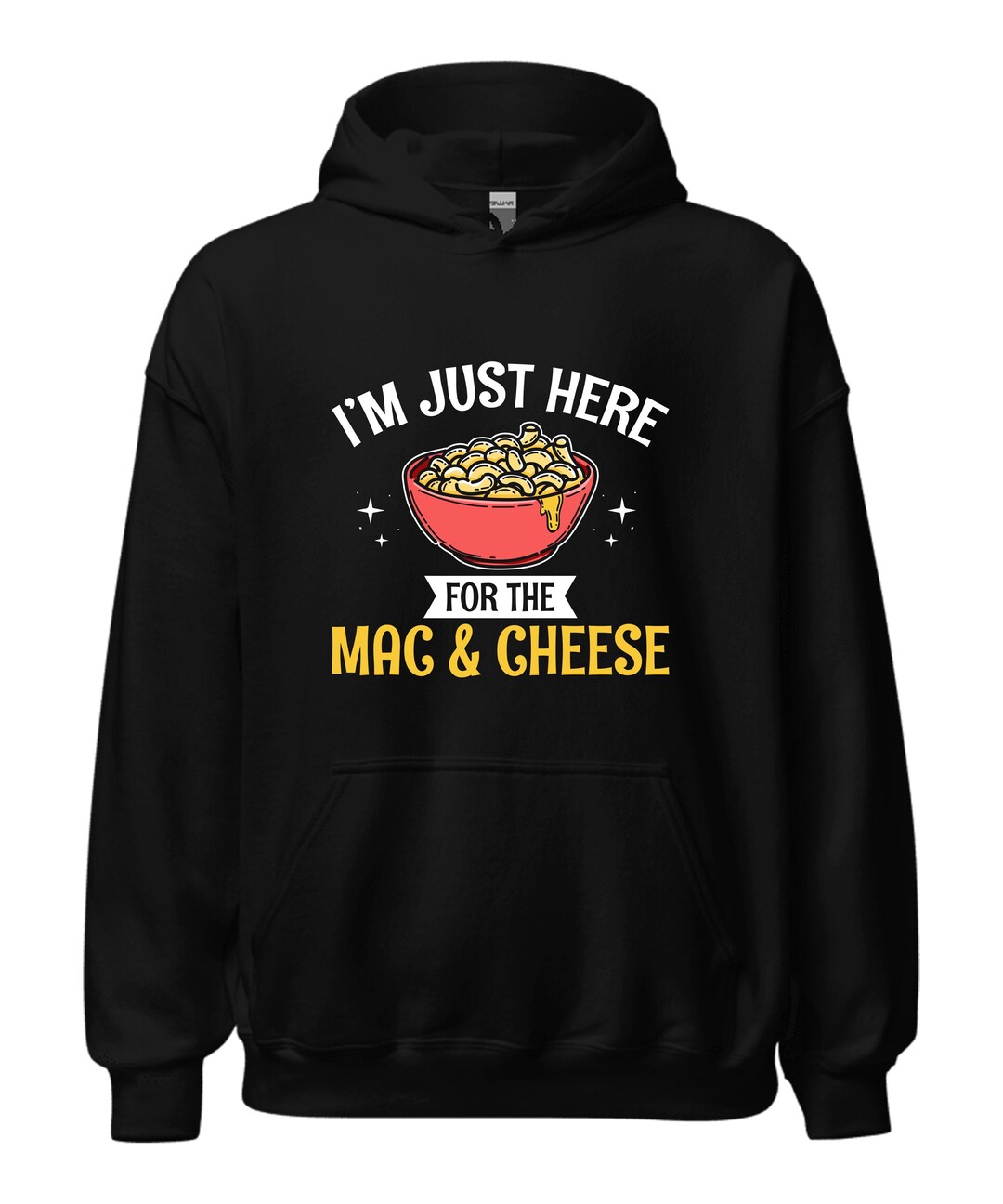 Funny Mac and Cheese Hoodie: Cheesy Comfort Food Pullover - Etsy