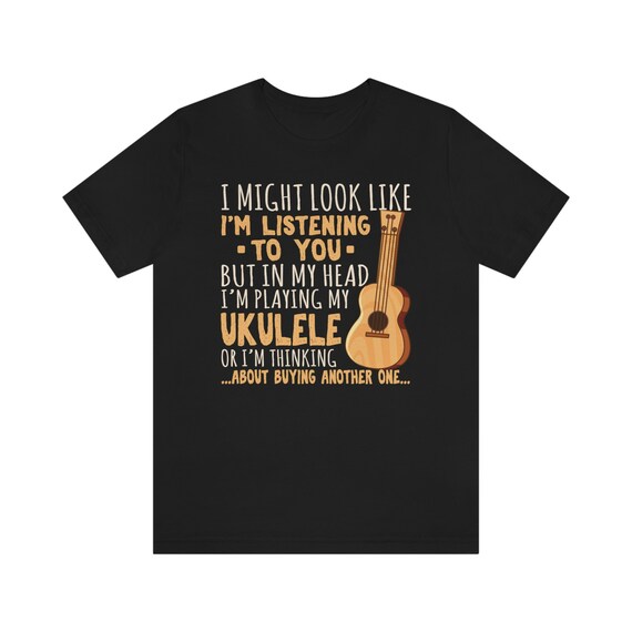 Ukulele T Shirts Ukulele Funny Ukulele T Shirt Thegiftio UK