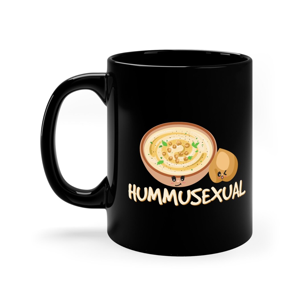 Funny Hummus Mug / Vegan Gift Idea for Him & Her / Hummus Lover Coffee ...