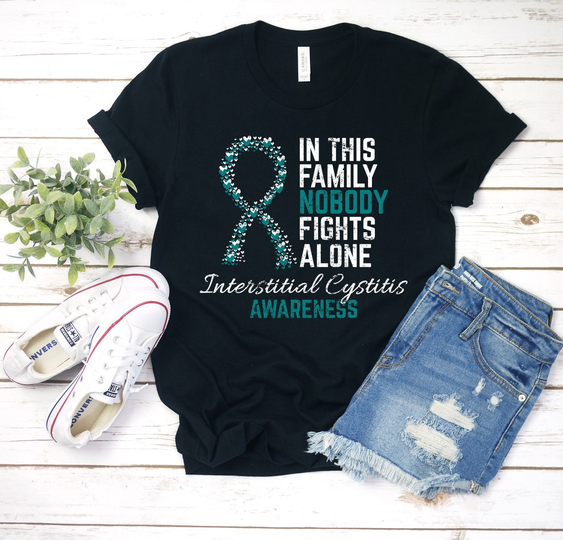 Interstitial Cystitis Awareness Shirt: Nobody Fights Alone - Etsy