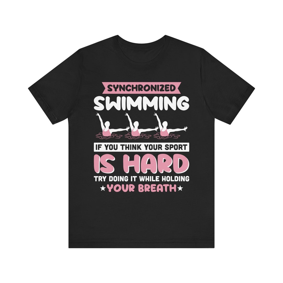 Funny Synchronized Swimming Shirt Gift Artistic Swimmer Tee Pool Sport ...
