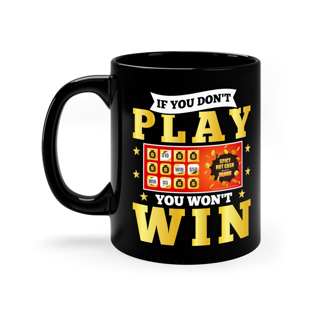 Funny Scratch Ticket Coffee Mug: Lottery Player Gift - Etsy