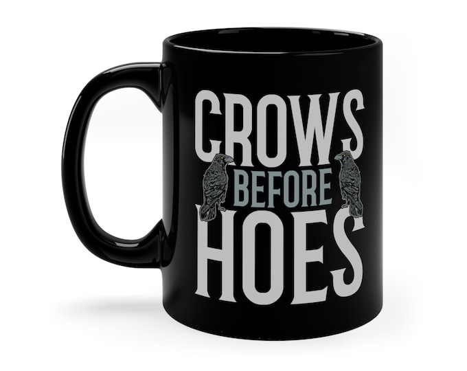 Funny Crow Mug, Crow Lover Gifts, in My Head I'm Thinking About Crows ...
