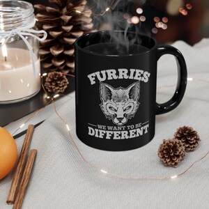 Funny Furry Mug / Fandom Gift Idea for Him & Her / Fursuit Lover Coffee ...
