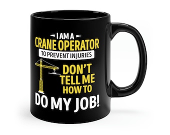 USA Crane Operator Flag Mug. Crane Operator Gift. Crane Mug. Crane Gift ...