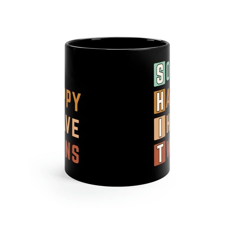 Funny Twin Dad Coffee Mug - so Happy I Have Twins - Etsy