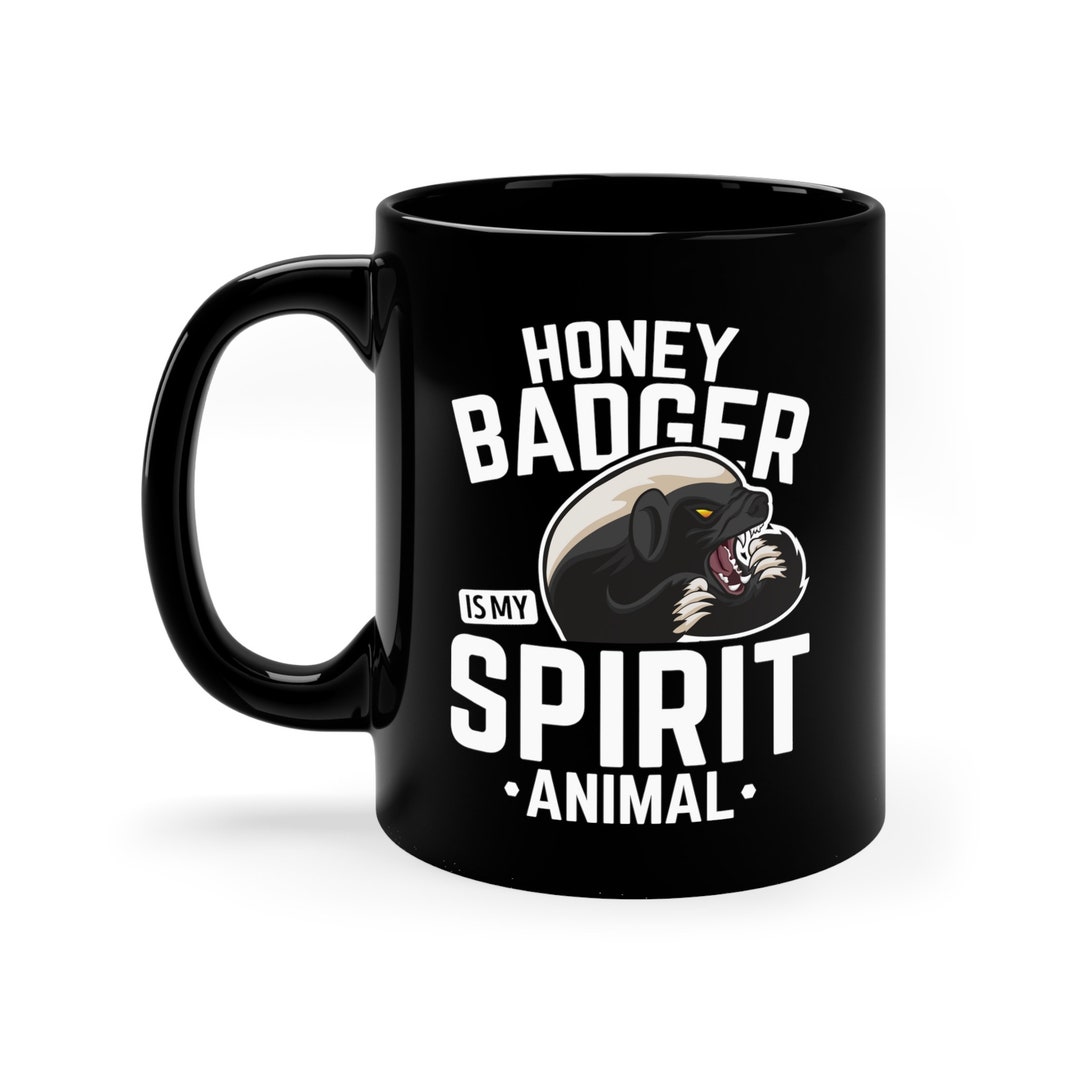 Honey Badger Mug / Funny Ratel Lover Gift for Him & Her / Honey Badger Present / Ratel Fan Gifts ...
