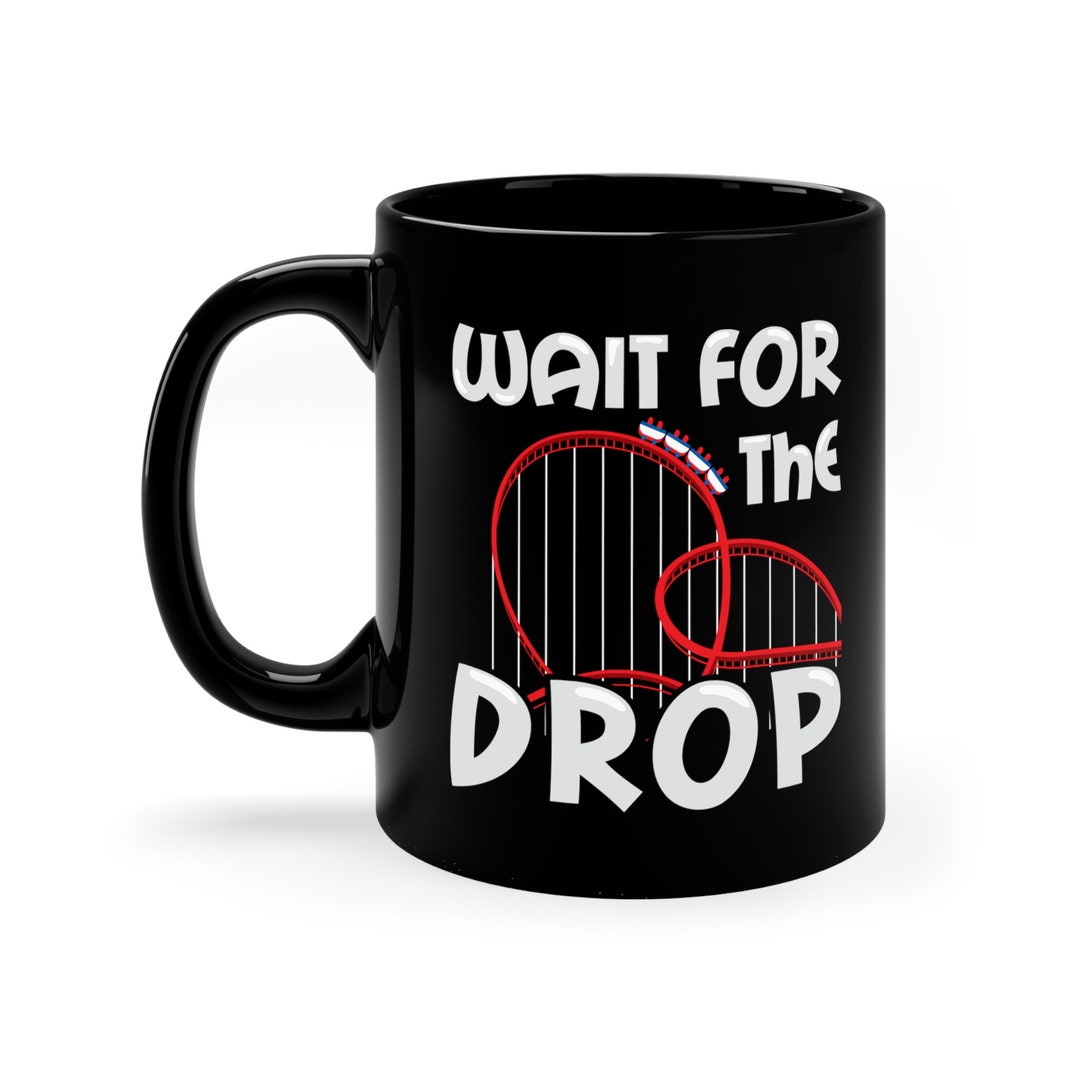 Funny Roller Coaster Gift / Theme Park Fan Mug for Him & Her / Roller ...