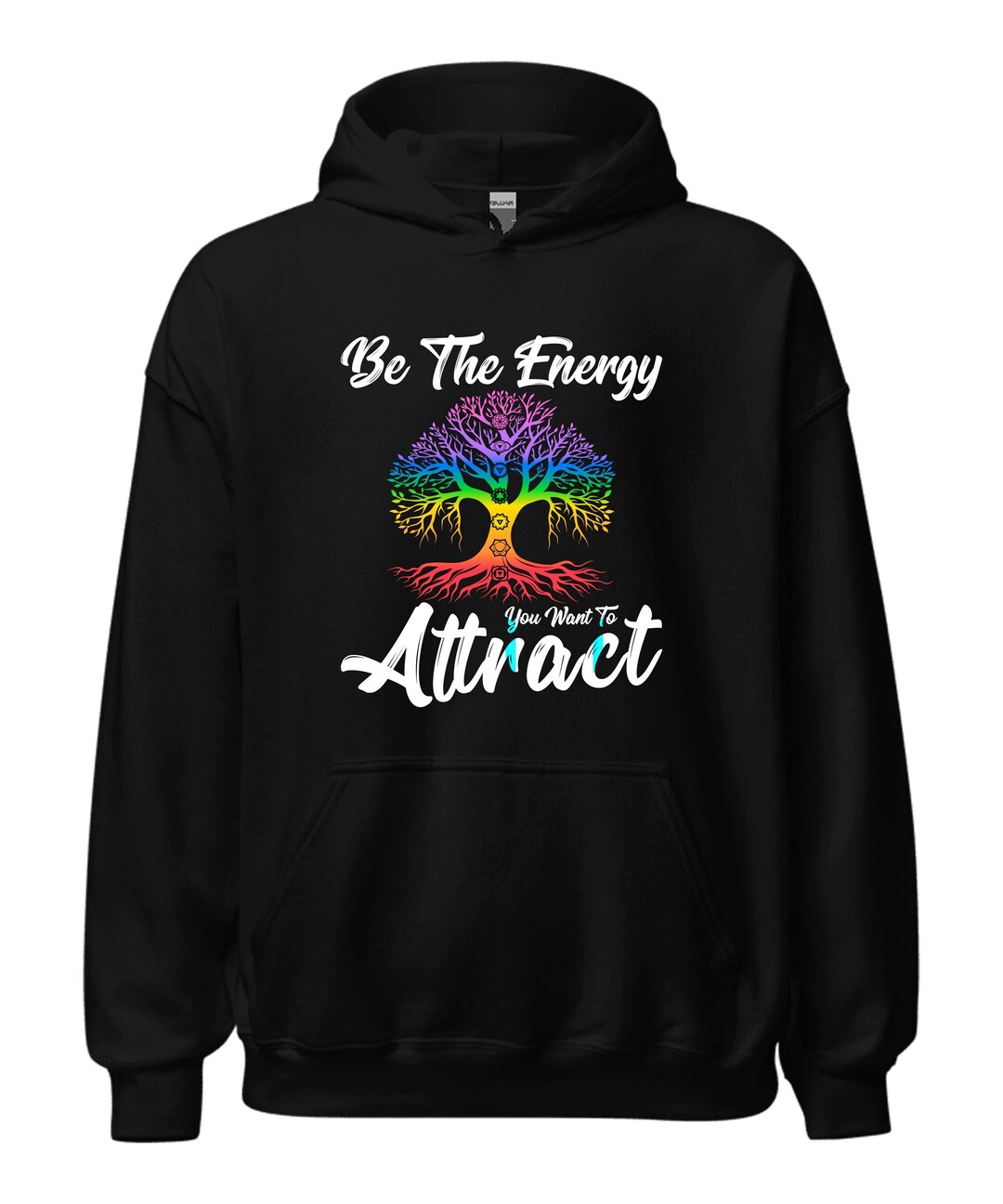 Cute Chakra Hoodie / Spiritual Meditation Sweatshirt / Yoga Chakra ...
