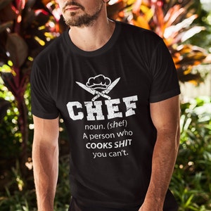 Cooking Shirt Funny Chef Shirts Gift for Cook Tshirt Foodie Tee ...