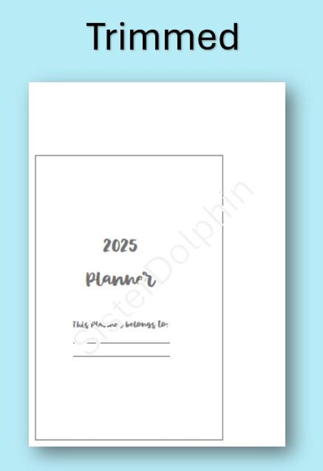 2025 Perpetual Planner | Rota Notebook | Important Dates | PDF ...