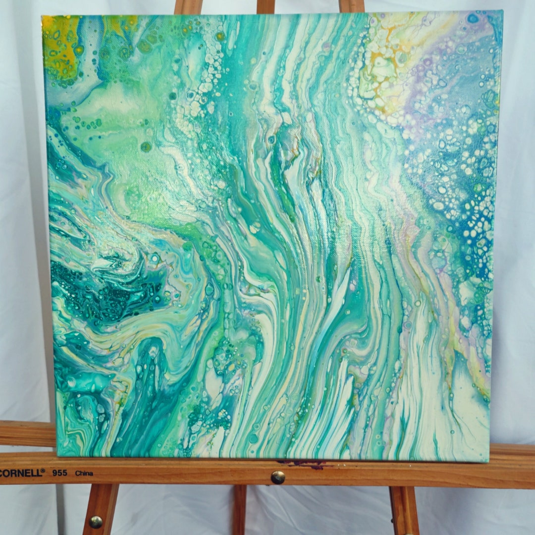 Pastel Paint Pour 1 - Etsy