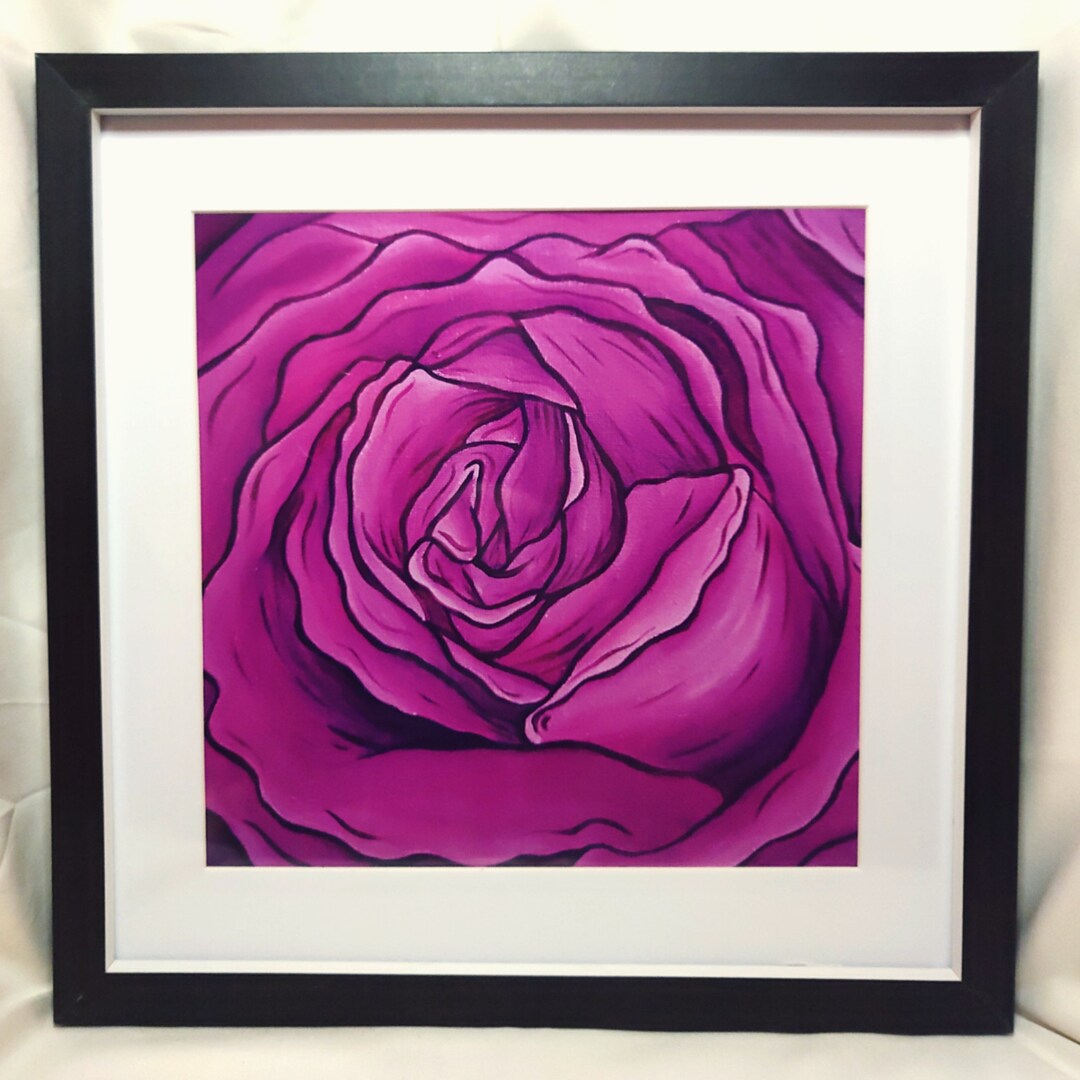 Purple Bloom - Print - Etsy
