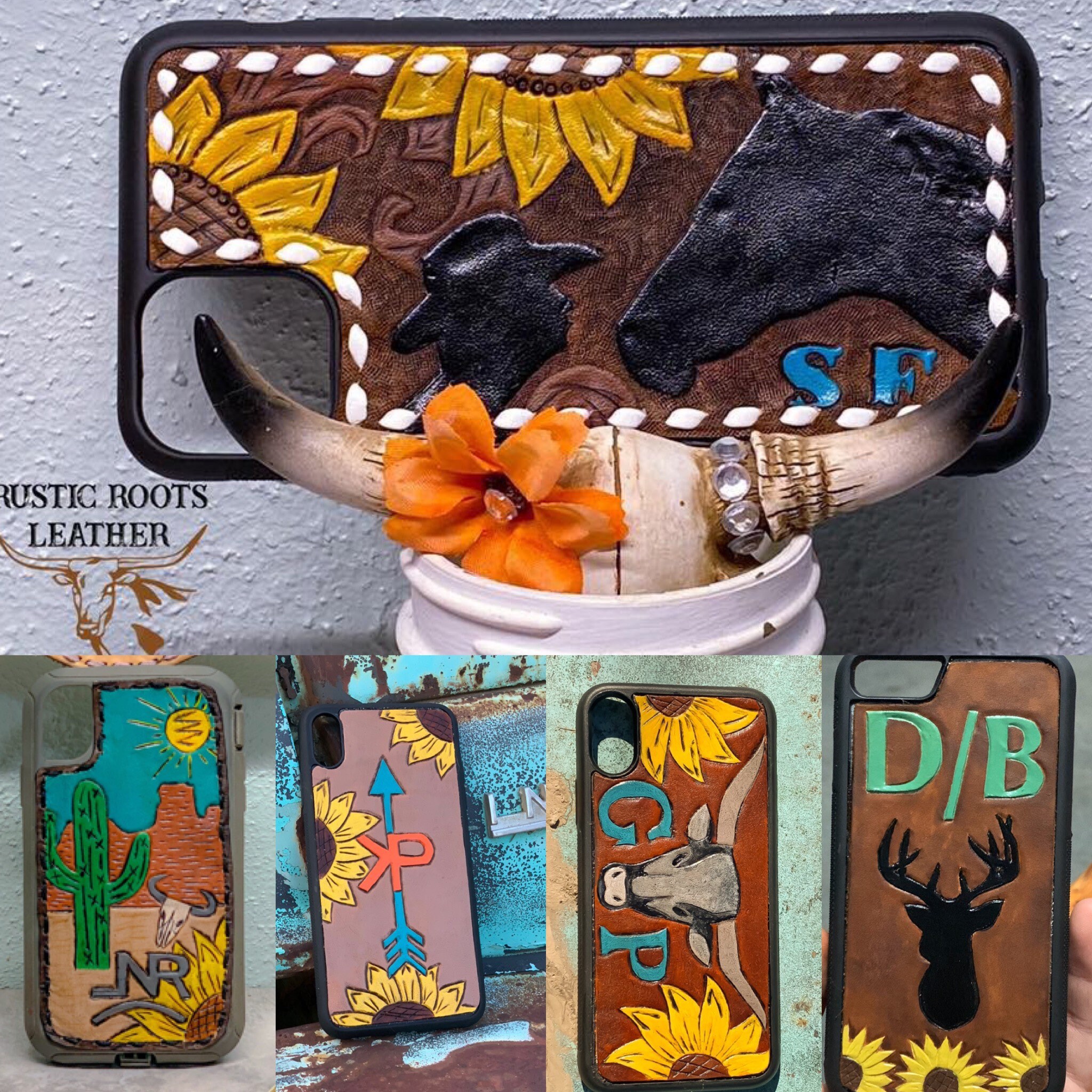 Custom Leather phone cases made to order | Etsy