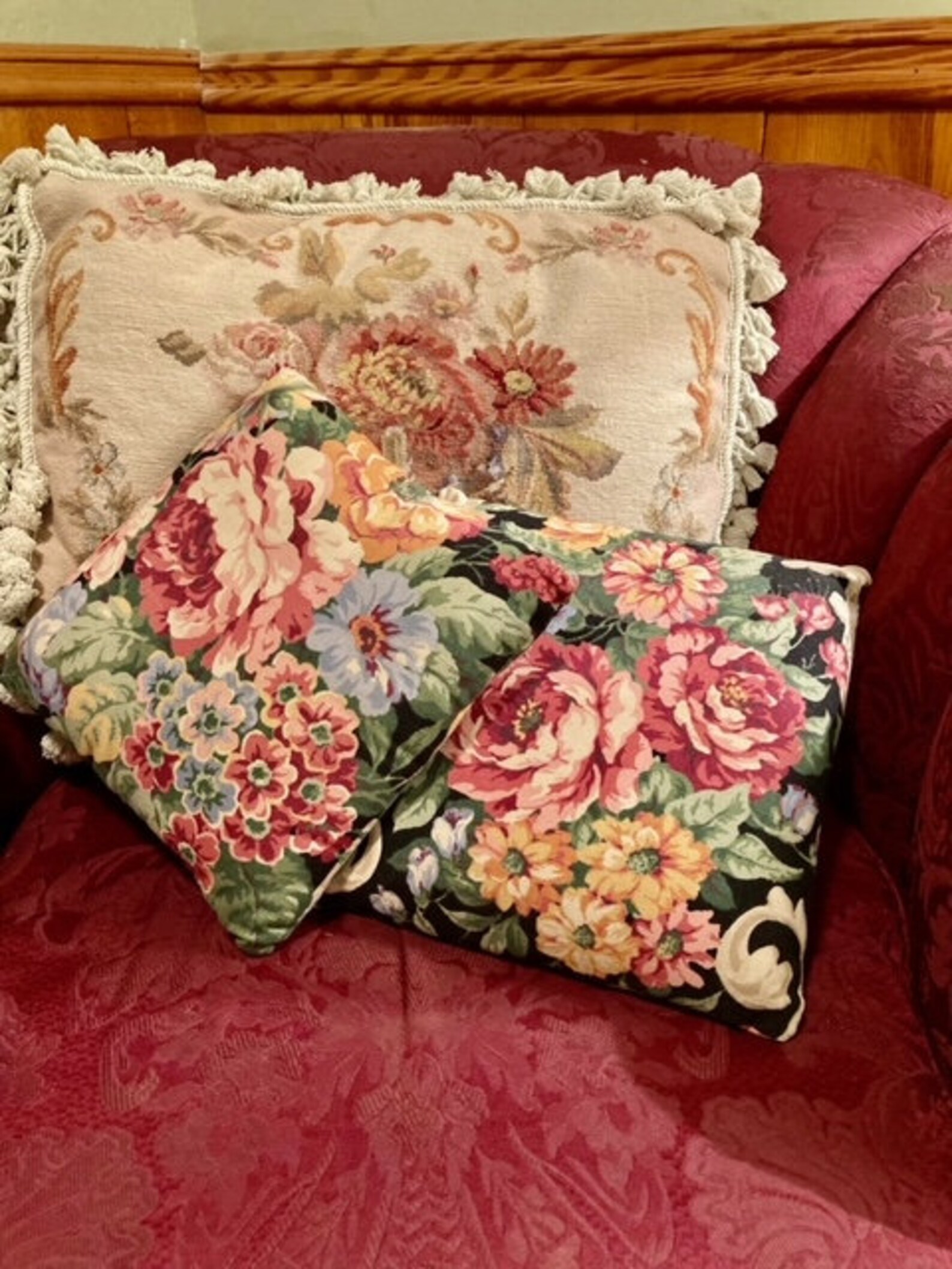 Set of Romantic ROSE Toss Pillow Gorgeous Colors VINTAGE Rose - Etsy