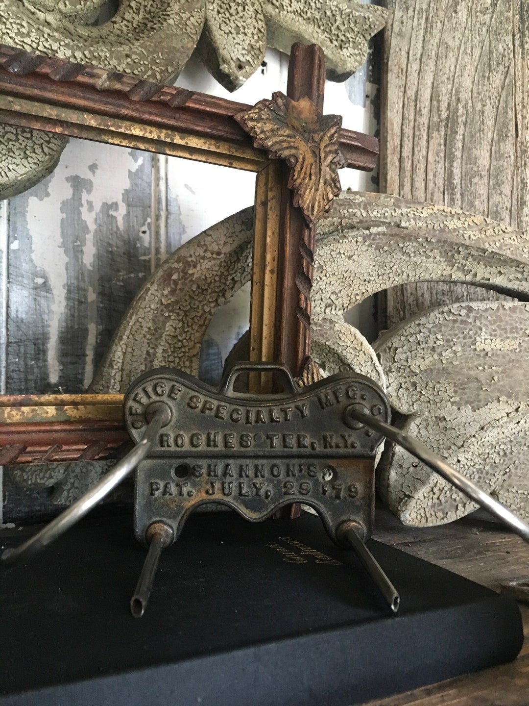 Shannon’s Wall Hung File/receipt Holder Patent 1879, Office File ...