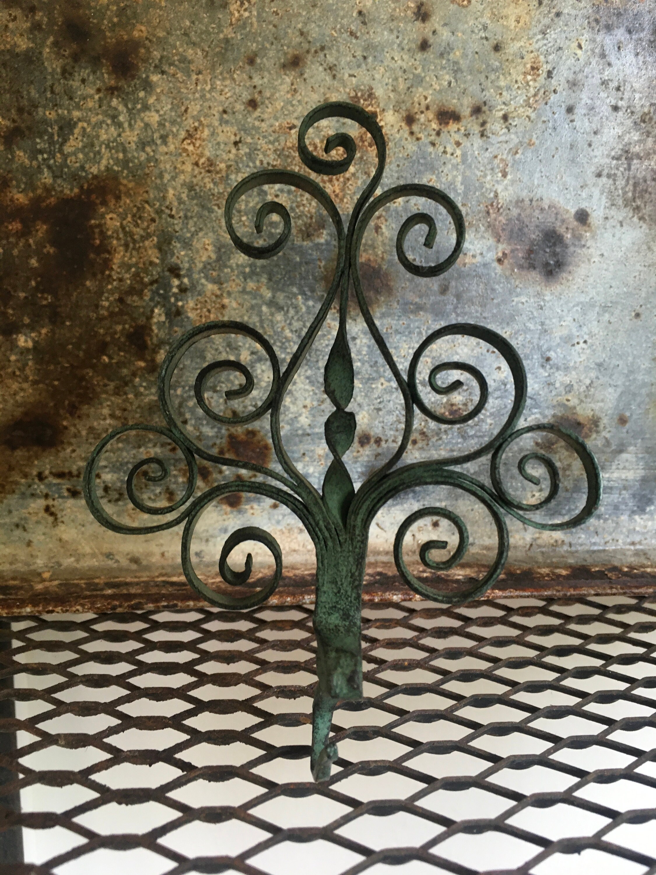 Pair Rustic French Wrought Iron Hooks, Antique Wrought Iron, Iron Hook ...