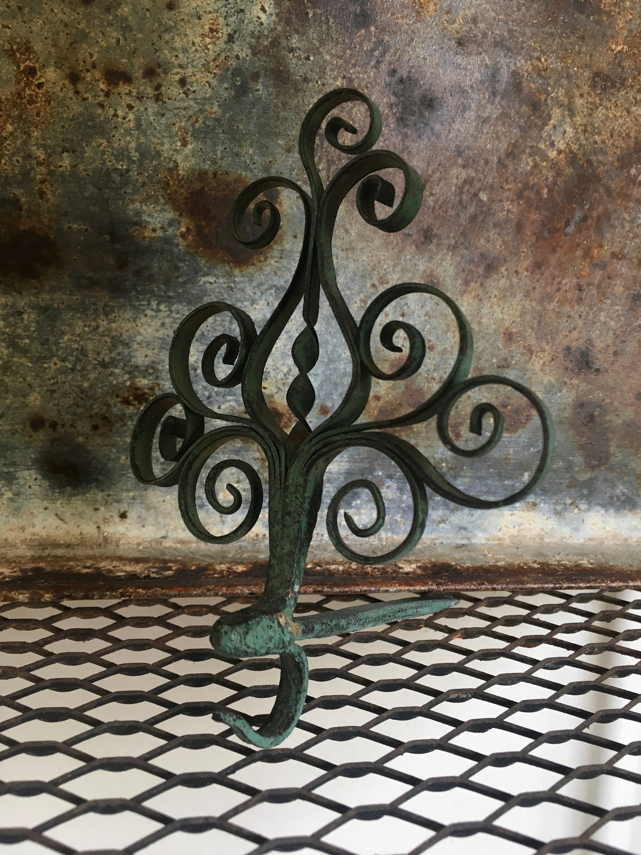 Pair Rustic French Wrought Iron Hooks, Antique Wrought Iron, Iron Hook ...