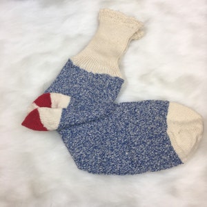 Vintage Deadstock NWT Red Heel Sock Monkey Nelson Rockford Socks - Etsy