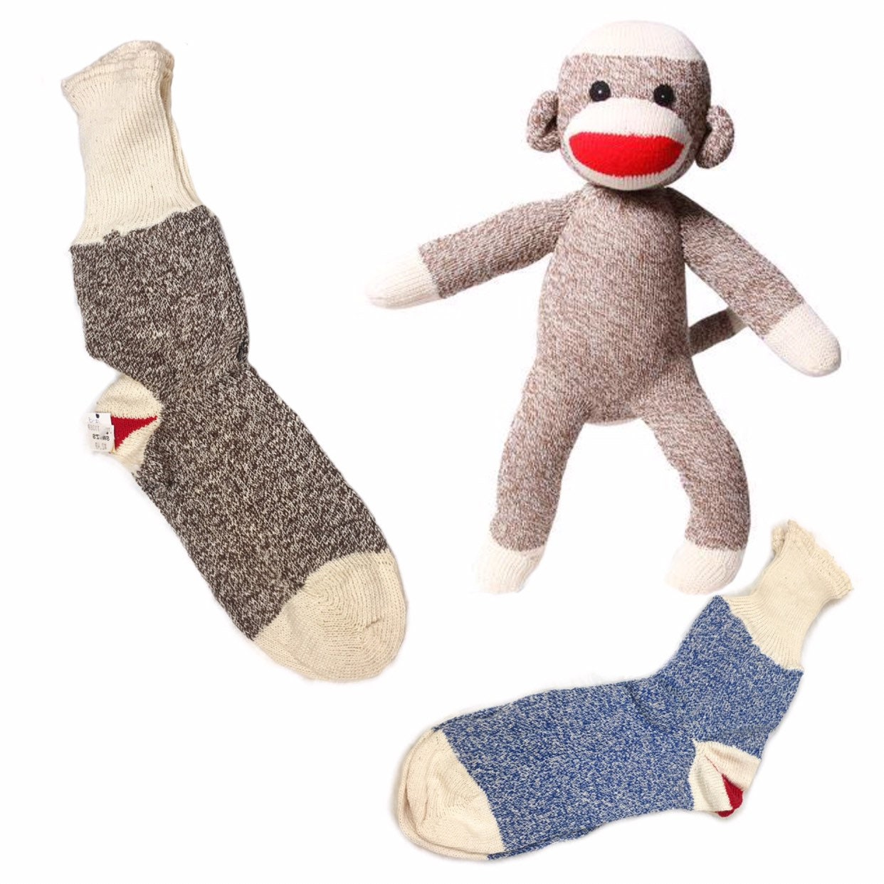 Vintage Deadstock NWT Red Heel Sock Monkey Nelson Rockford Socks - Etsy