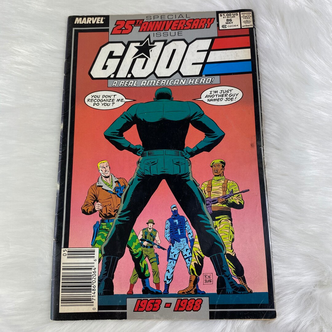 G.I. Joe Comic Book #86 Marvel Gi Joe 25th Anniversary Issue 86 - Etsy